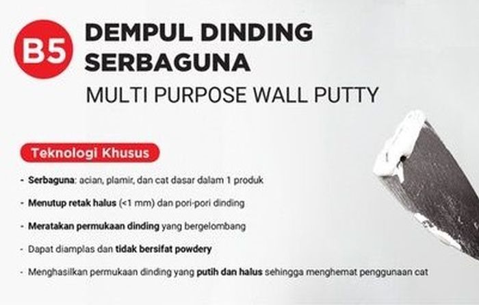 Demix Hadirkan Dempul Dinding Serbaguna, Solusi Terbaik Mengatasi Retak ...